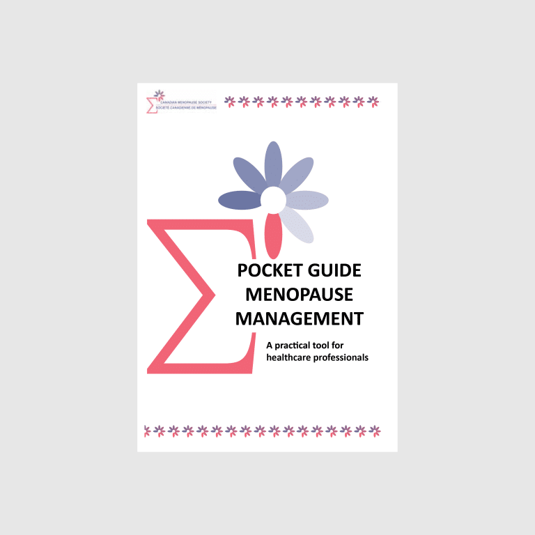 Pocket Guide Menopause Management (English) - New Brunswick Medical Society